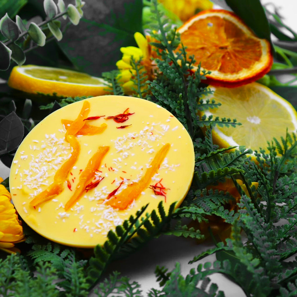 【商品紹介】風景のディスクシリーズ🥥第5弾”南国の贈り物（パッションフルーツ）” – DRYADESチョコレート